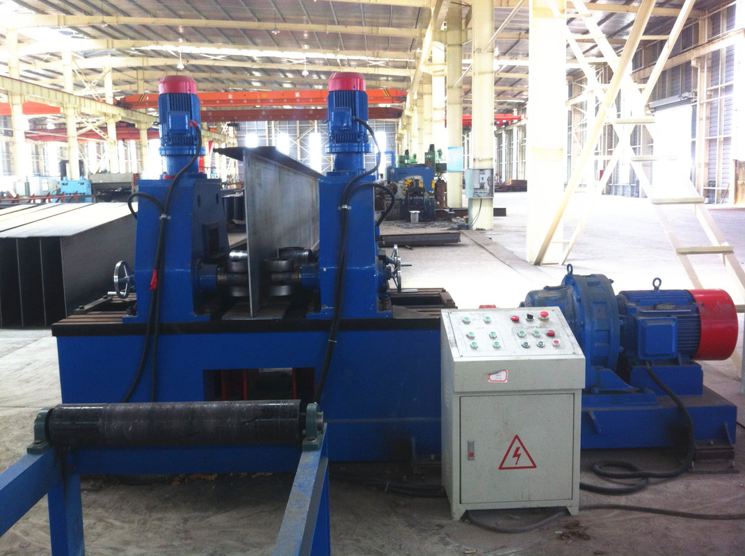 HYJ-40 H Beam Welding Machine 11KW 1.5KW H Beam Flange Straightening ...